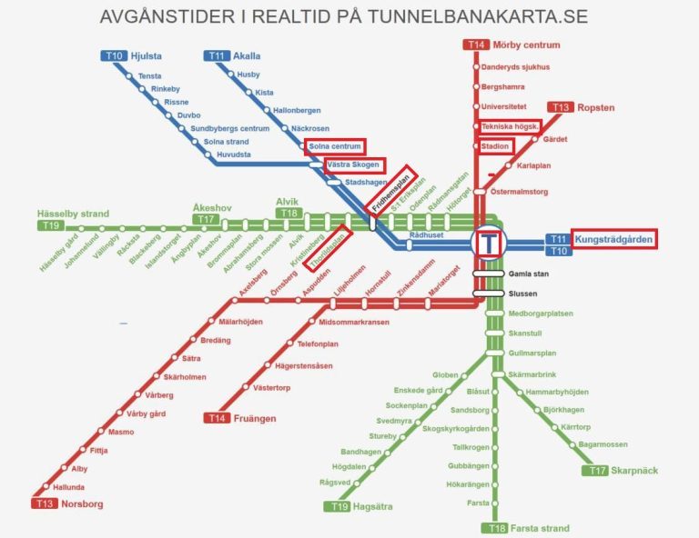 Las 8 mejores estaciones del metro de Estocolmo